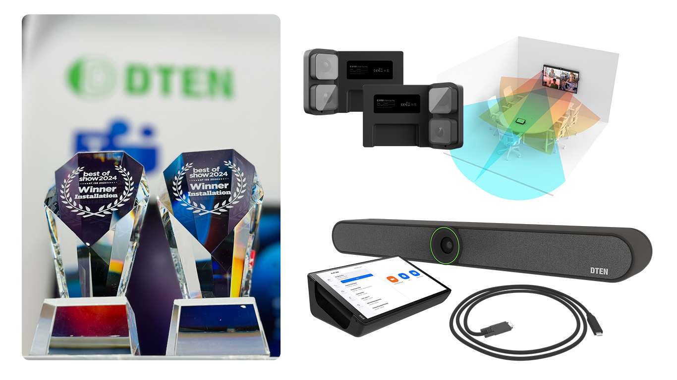 DTEN Awarded ‘Best of Show at ISE 2024’ for DTEN Vue Pro Camera System ...
